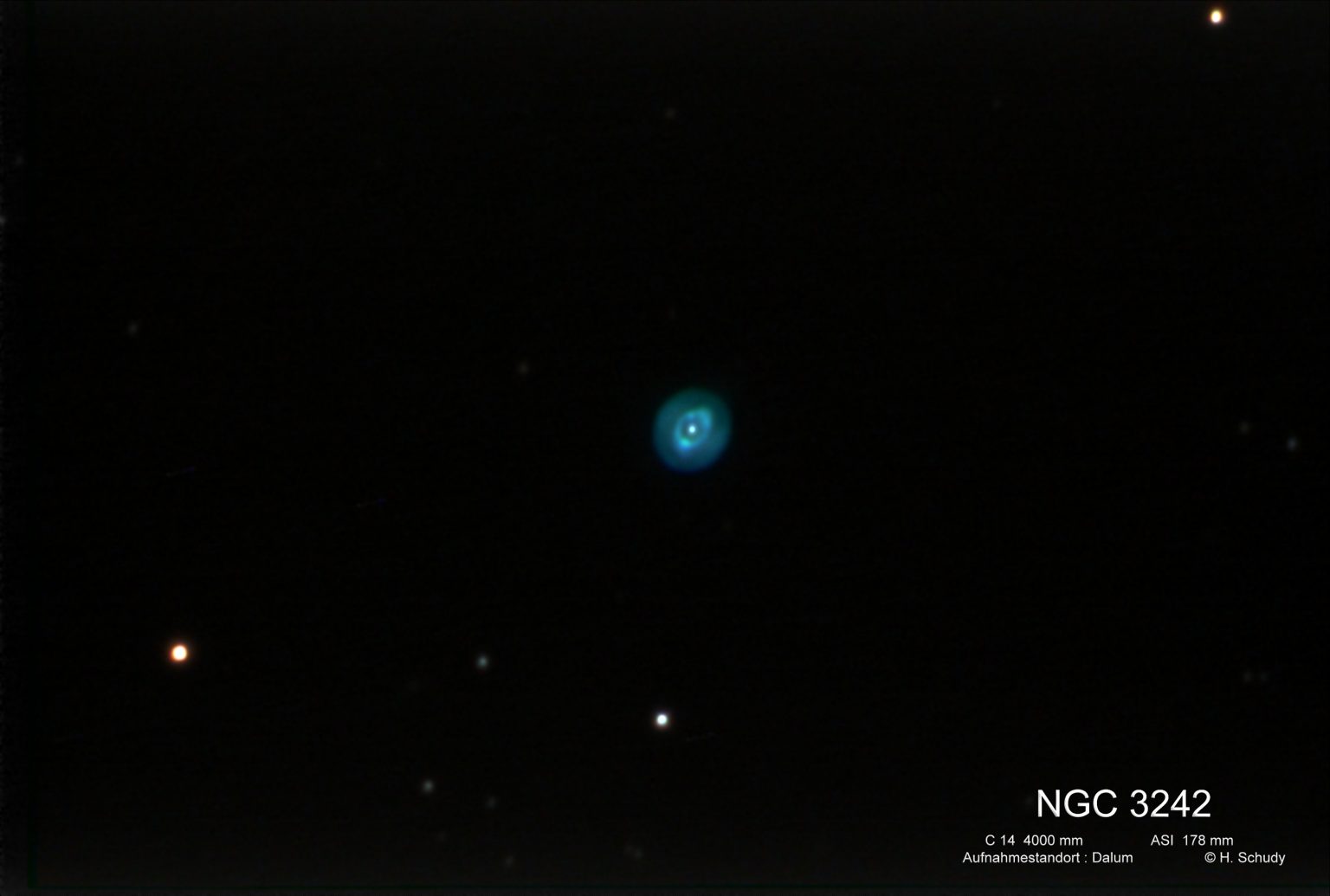 NGC 3242 - Ghost of Jupiter - Astronomischer Verein der Grafschaft Bentheim e.V.