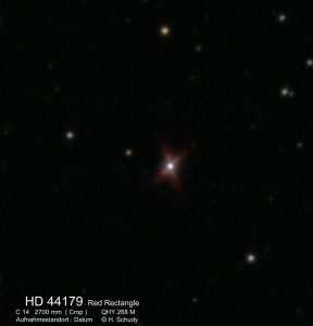 HD 44179 - Red Rectangle - Nebula - Astronomischer Verein der ...